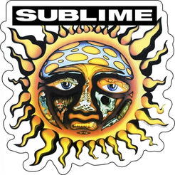 Sticker Sublime Sun Logo 5x5 C&D Vinyl Decal Stickers – Vintage Merch
