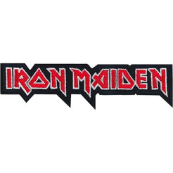 Iron Maiden Text Patch New Rock Band Iron-on Embroidered Iron on ...