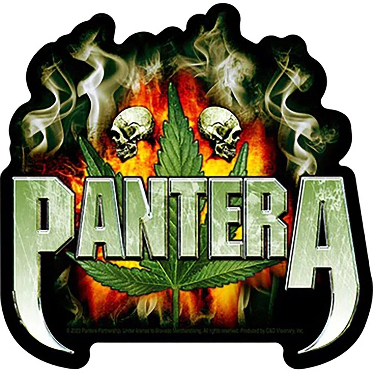Sticker Pantera Marijuana 5x5 C&D Vinyl Decal Stickers – Vintage Merch