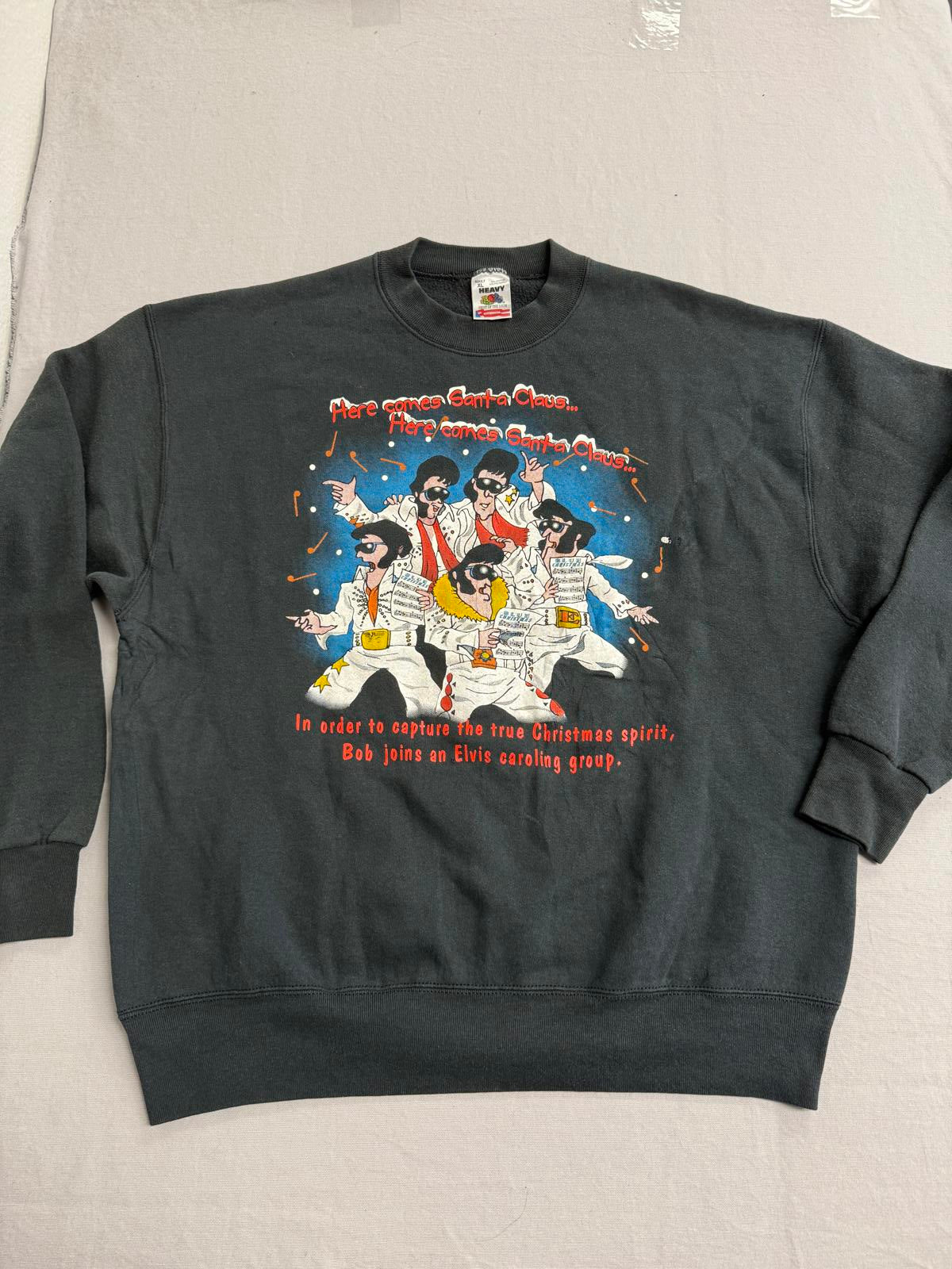 Vintage Elvis Impersonator Crew Elvis Presley Santa Claus XL – Vintage ...